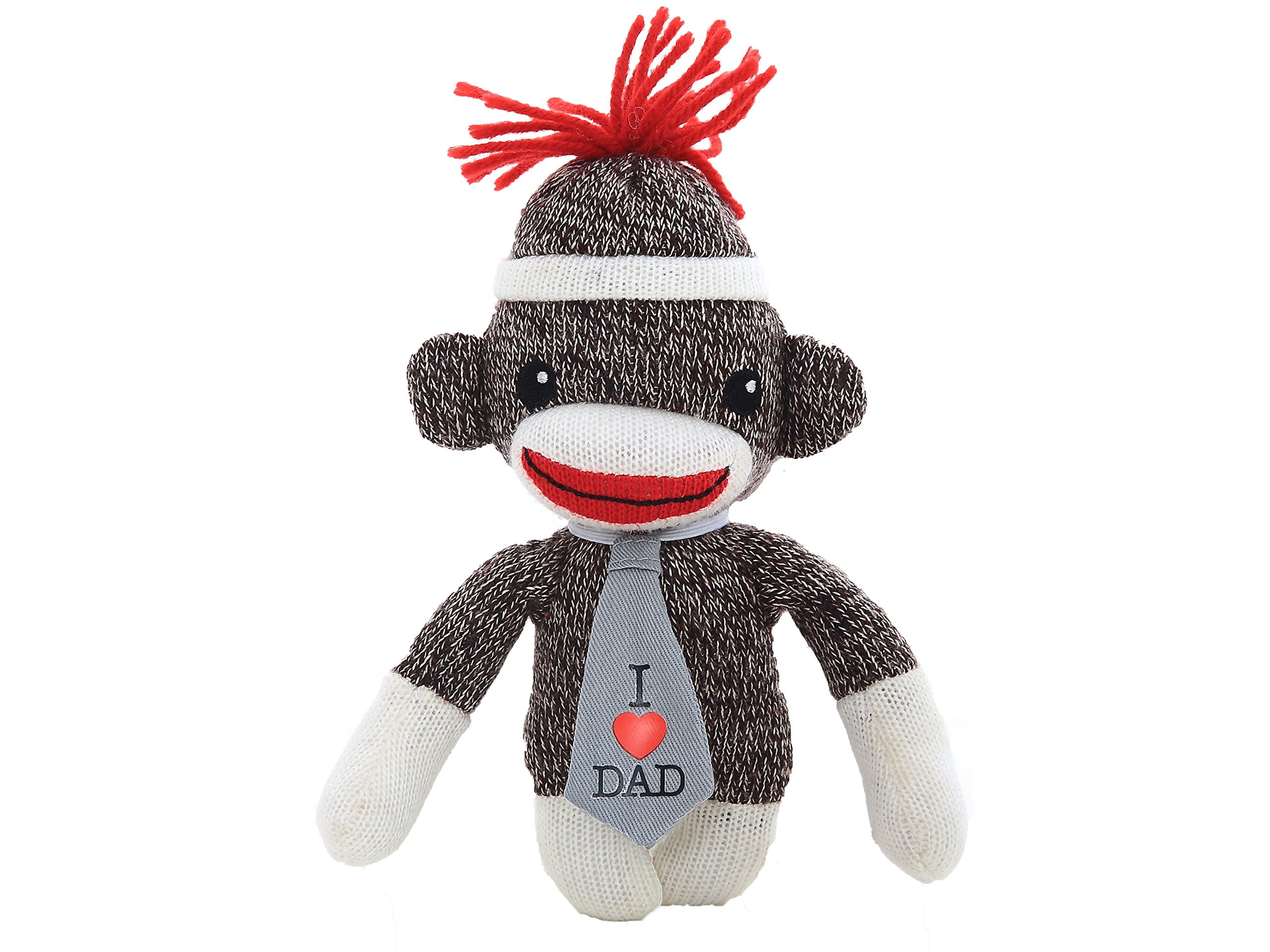 Made by Aliens Personalized Floppy Original Sock Monkey Stuffed Animal ...