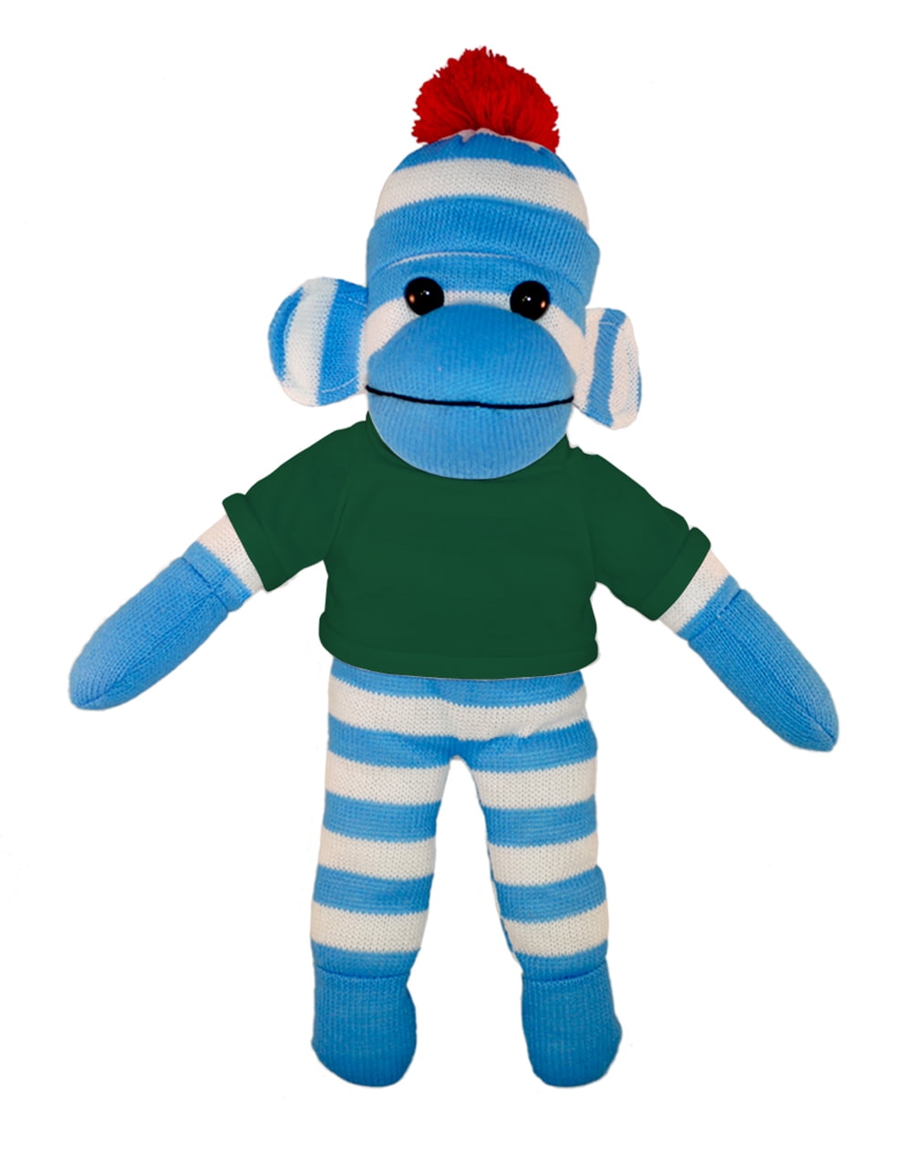 Made by Aliens Personalized Floppy Original Sock Monkey with Tee ...