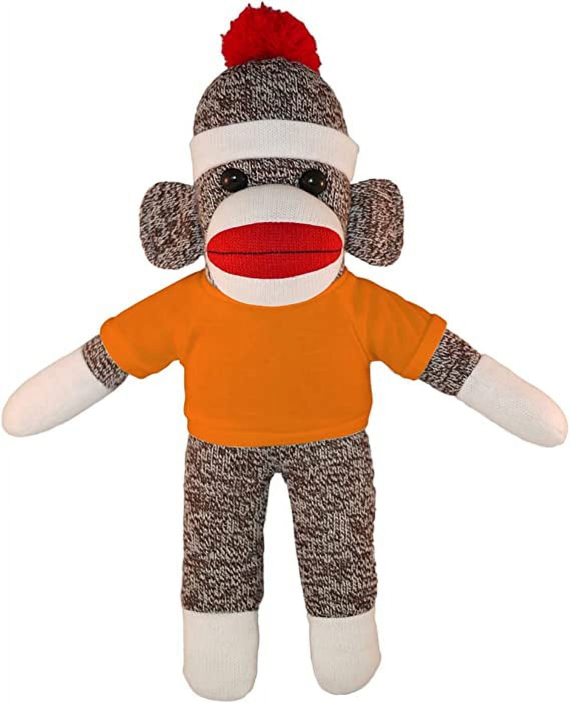 Made by Aliens Personalized Floppy Original Sock Monkey with Tee ...