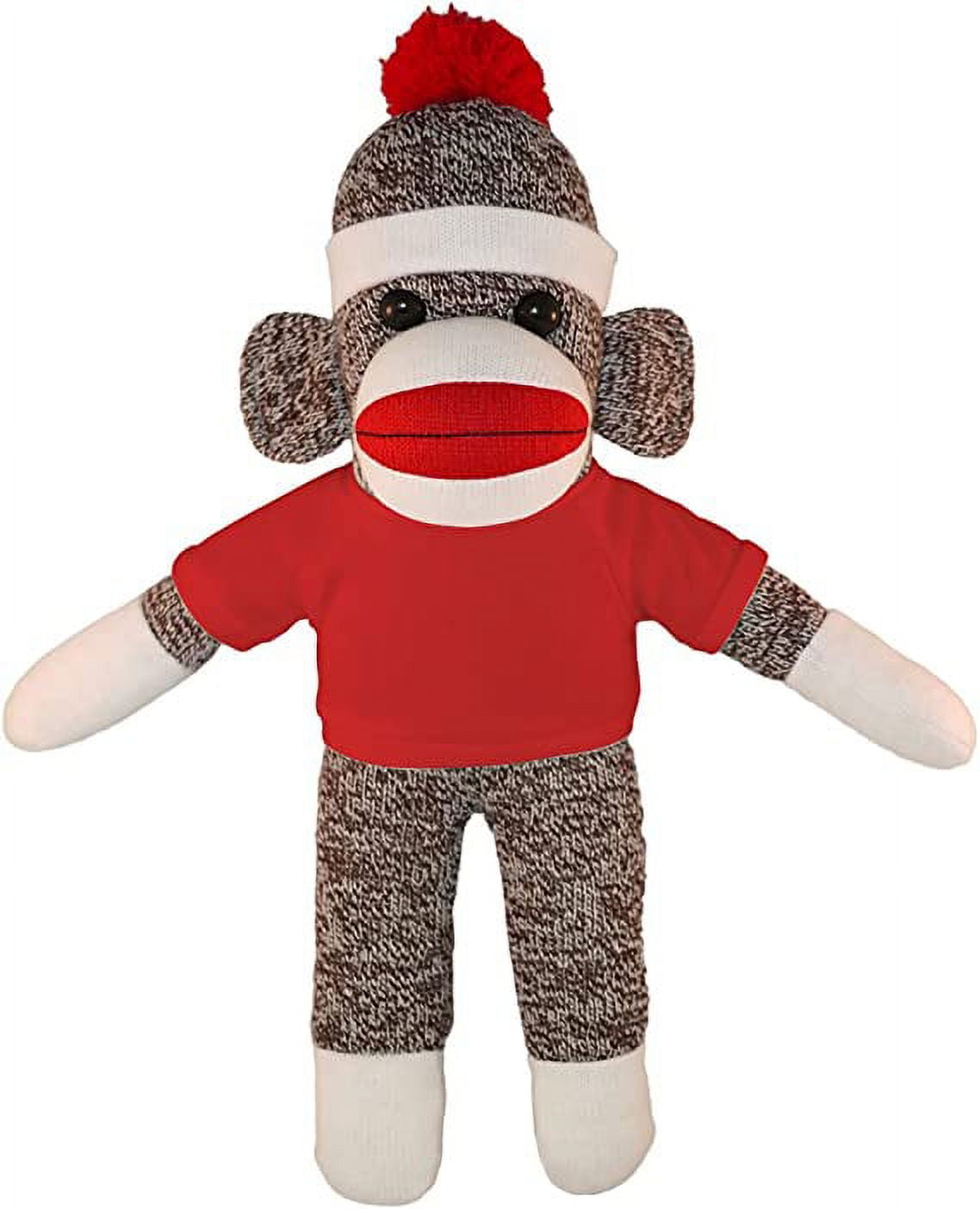 Made by Aliens 10-inch Personalized Floppy Sock Monkey with Custom Text ...