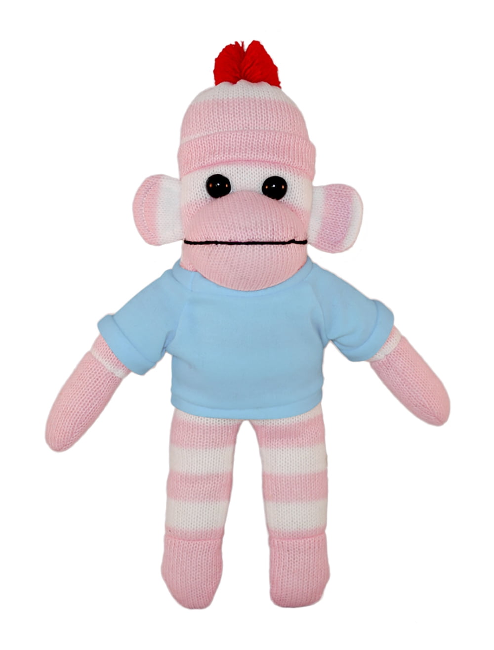 Made by Aliens Personalized Floppy Original Sock Monkey with Tee ...