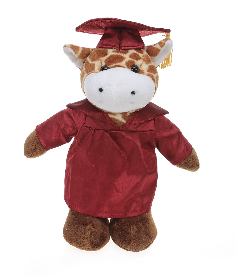 Made by Aliens Personalized Giraffe-Red Stuffed Animal Plush Toy ...