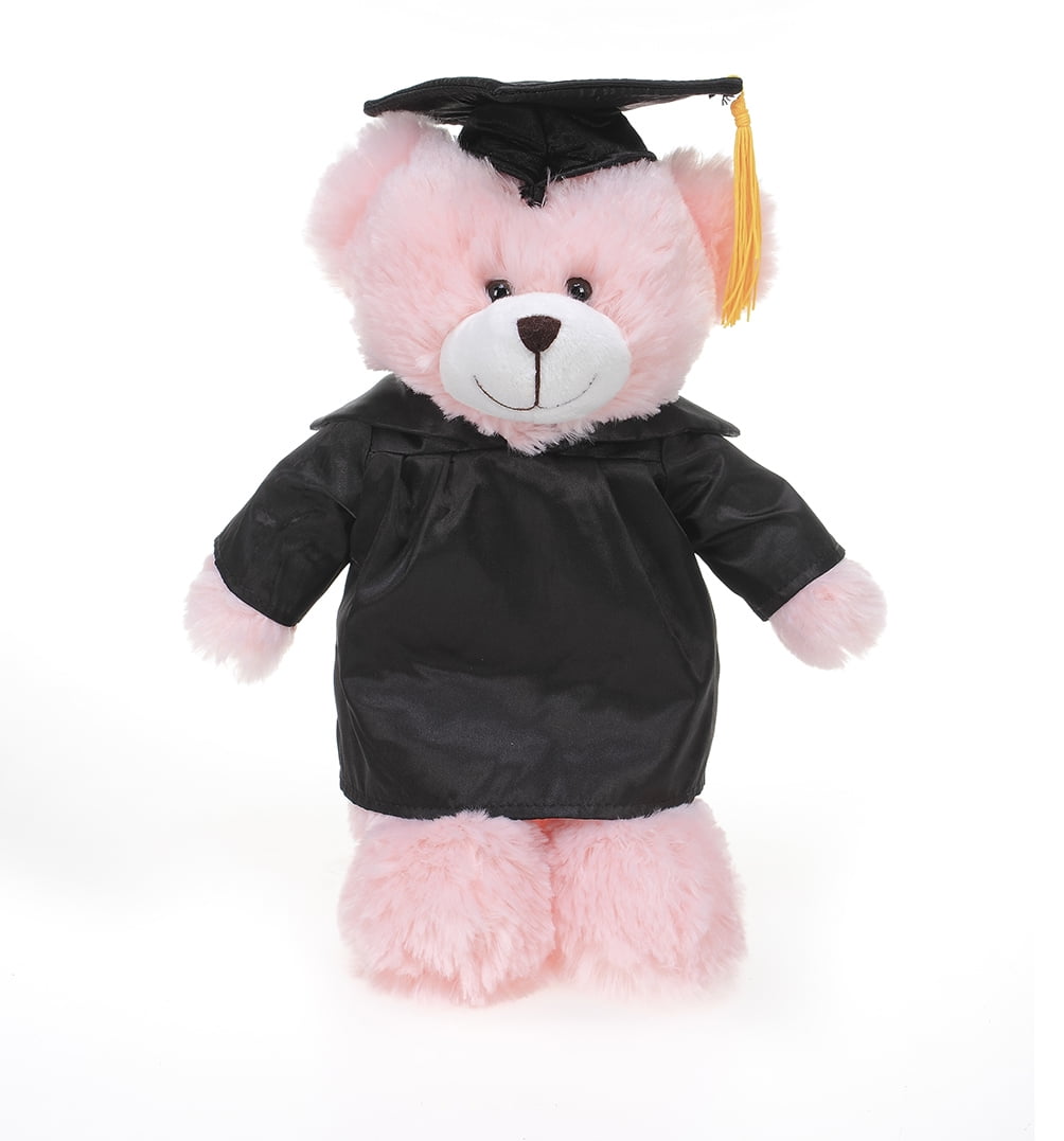 Made by Aliens Personalized Pink Bear Stuffed Animal Plush Toy ...