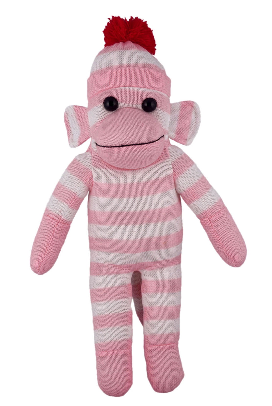 Made By Aliens Personalized Floppy Original Pink Sock Monkey Stuffed ...