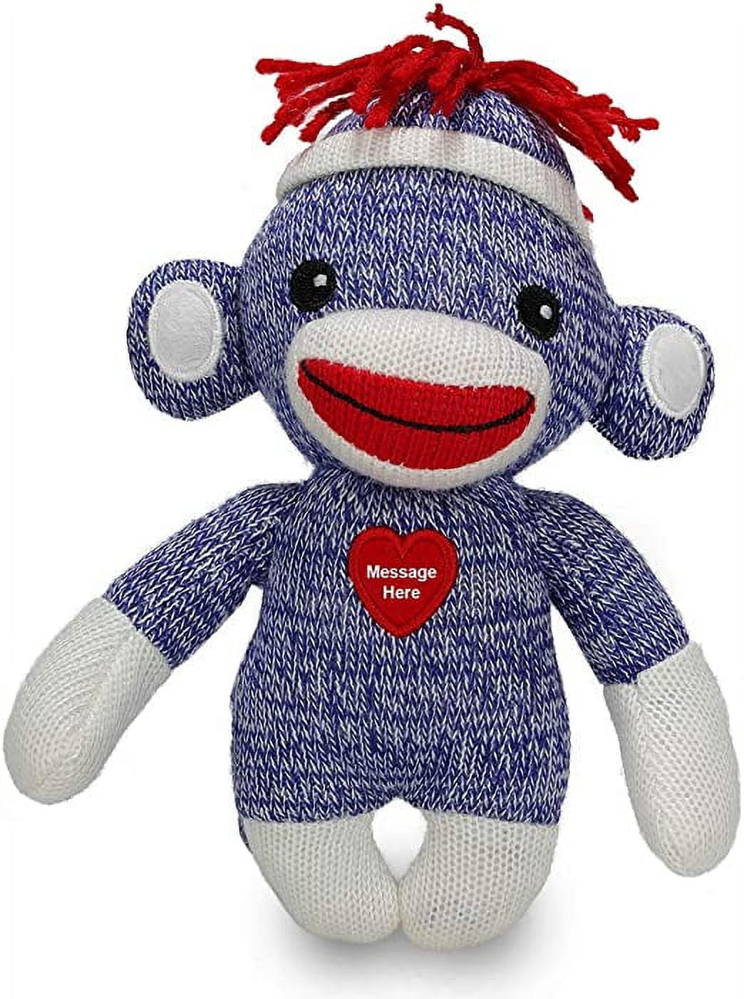 Made By Aliens Personalized Floppy Original Sock Monkey Stuffed Animal ...