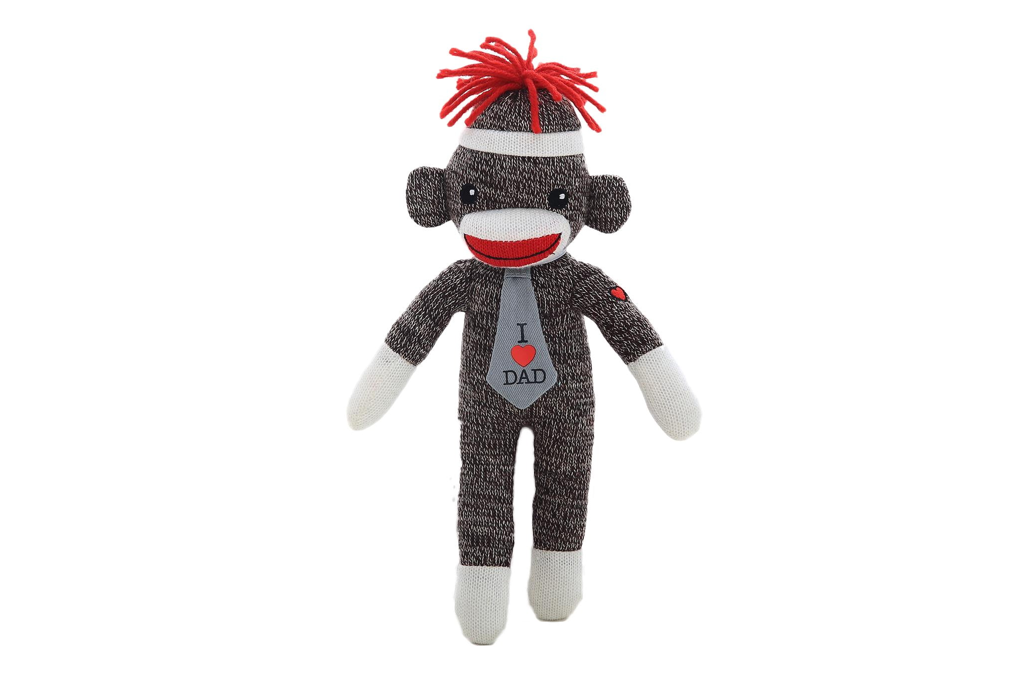 Made By Aliens Personalized Floppy Original Sock Monkey Stuffed Animal ...