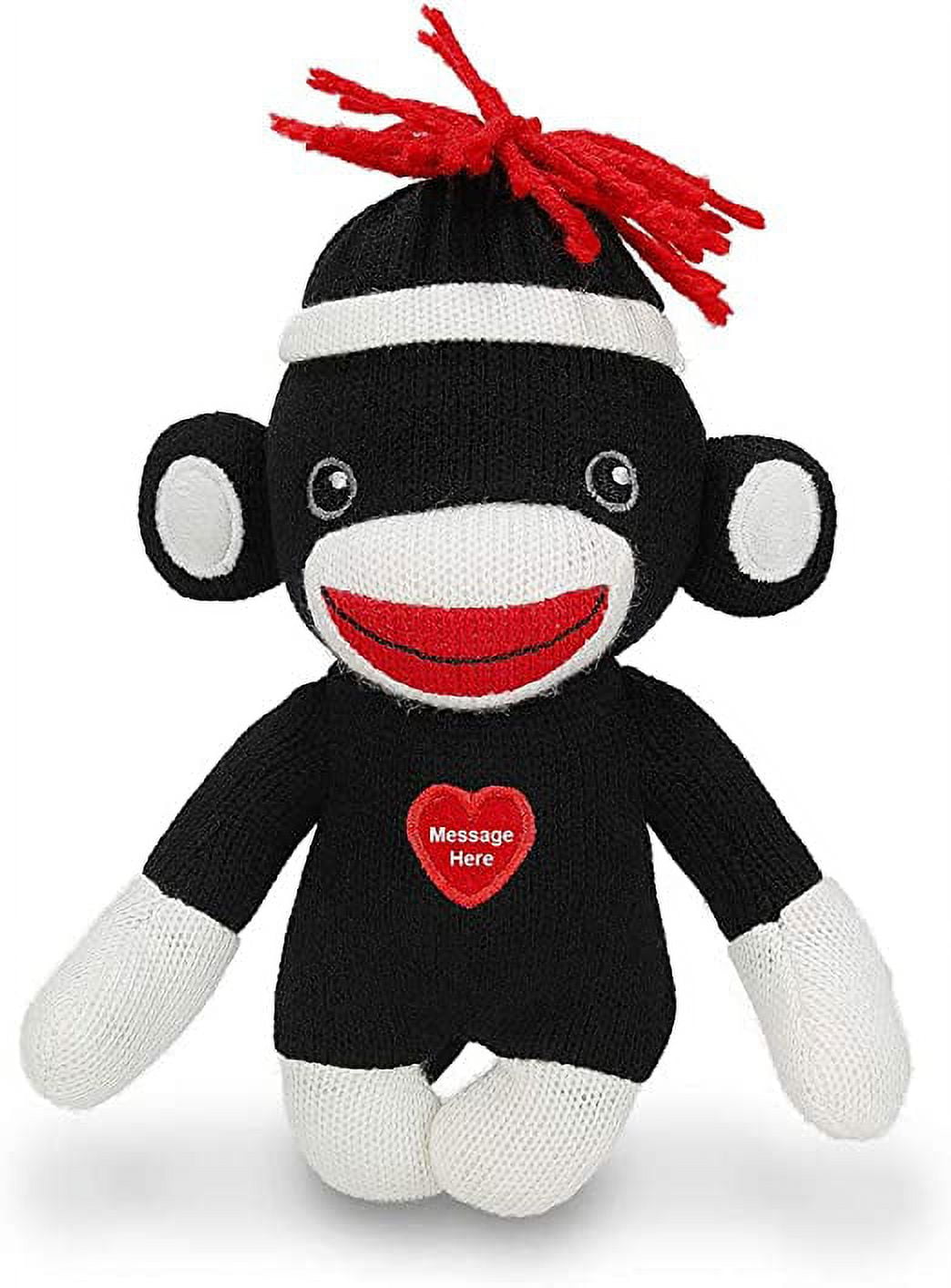 Made by Aliens Personalized Adorable Original Sock Monkey Stuffed ...