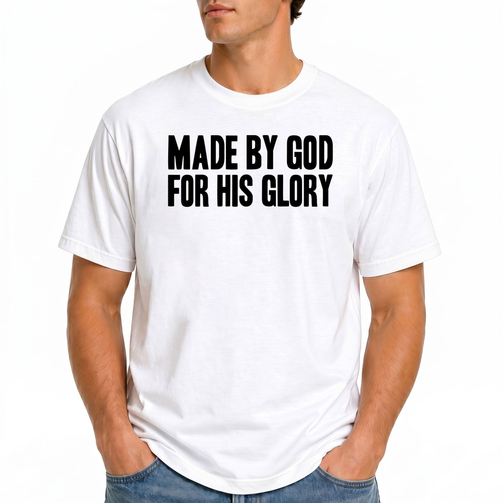 Made By God For His Glory T-Shirt – Faith and Inspiration Theme ...