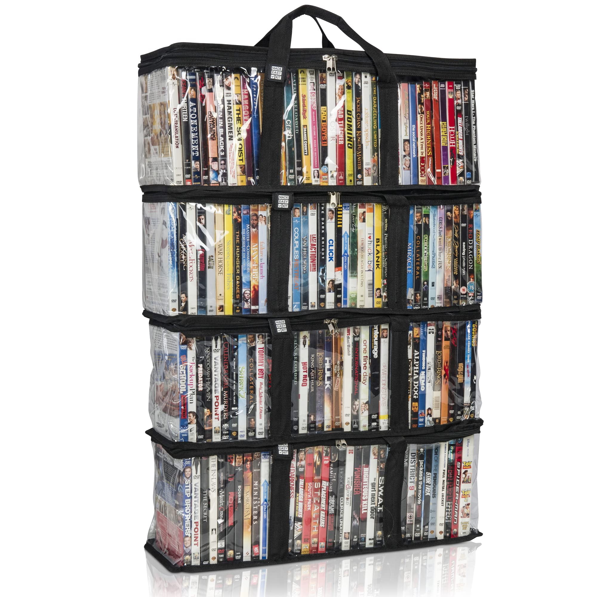 Made Easy Kit DVD SSF20 Storage Bag - Clear Handles, Dividers ...