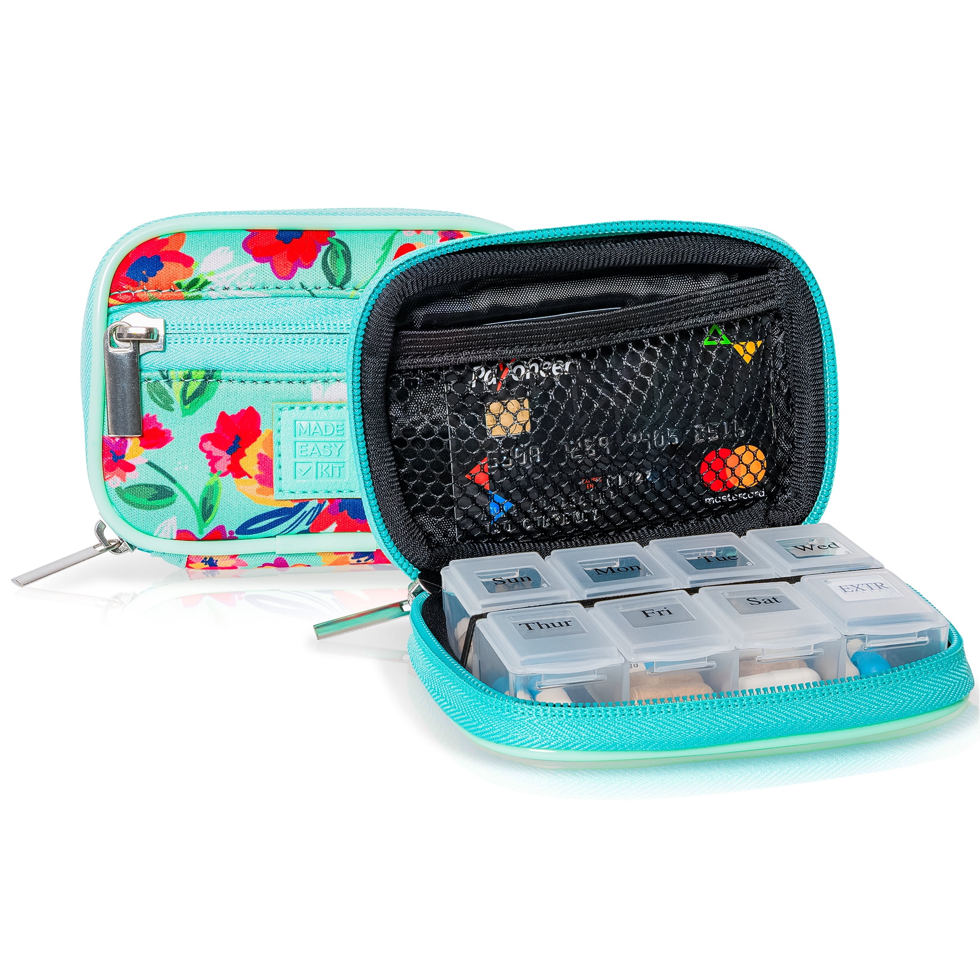 "Made Easy Kit Pill Case, Weekly Medicine Organizer, 7-Day Vitamin Box ...