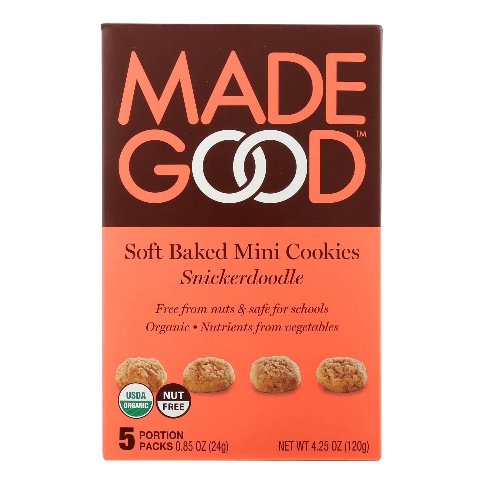 Made Good - Cookies Soft Mini Snickerdoodle - Case of 6 - 4.25 OZ ...