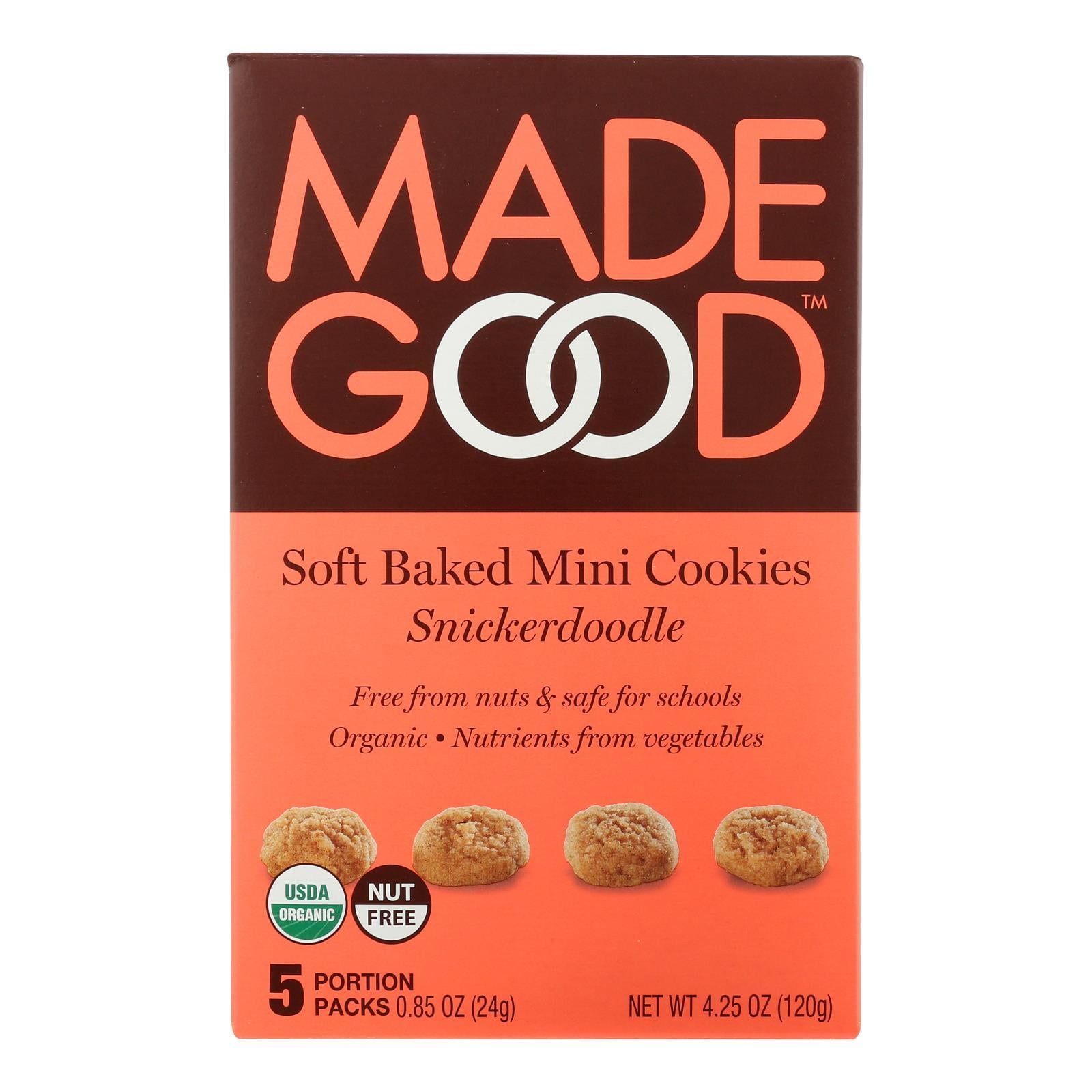 Made Good - Cookies Soft Mini Snickerdoodle - Case of 6 - 4.25 OZ ...