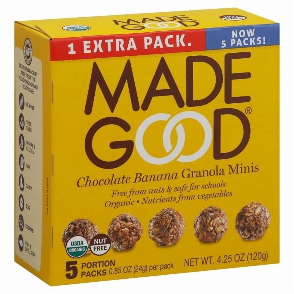 MadeGood Made Good - Granola Mini Chocolate Ban - Case Of 6-5/.85oz ...
