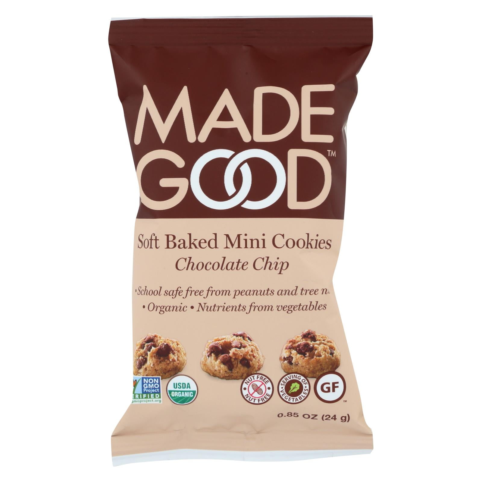 Made Good Organic Nut Free, Gluten-Free, Healthy Snack Mini Chocolate ...