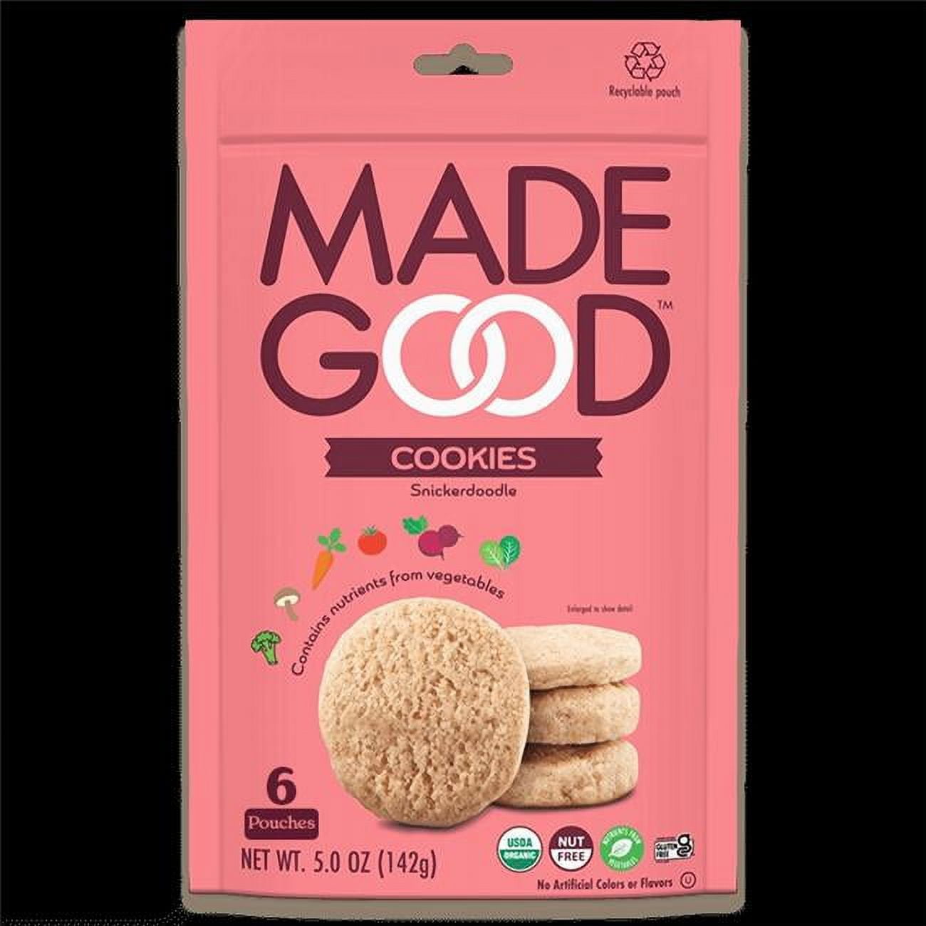Made Good - Cookies Snickerdoodle - Case Of 6-5 Oz - Walmart.com