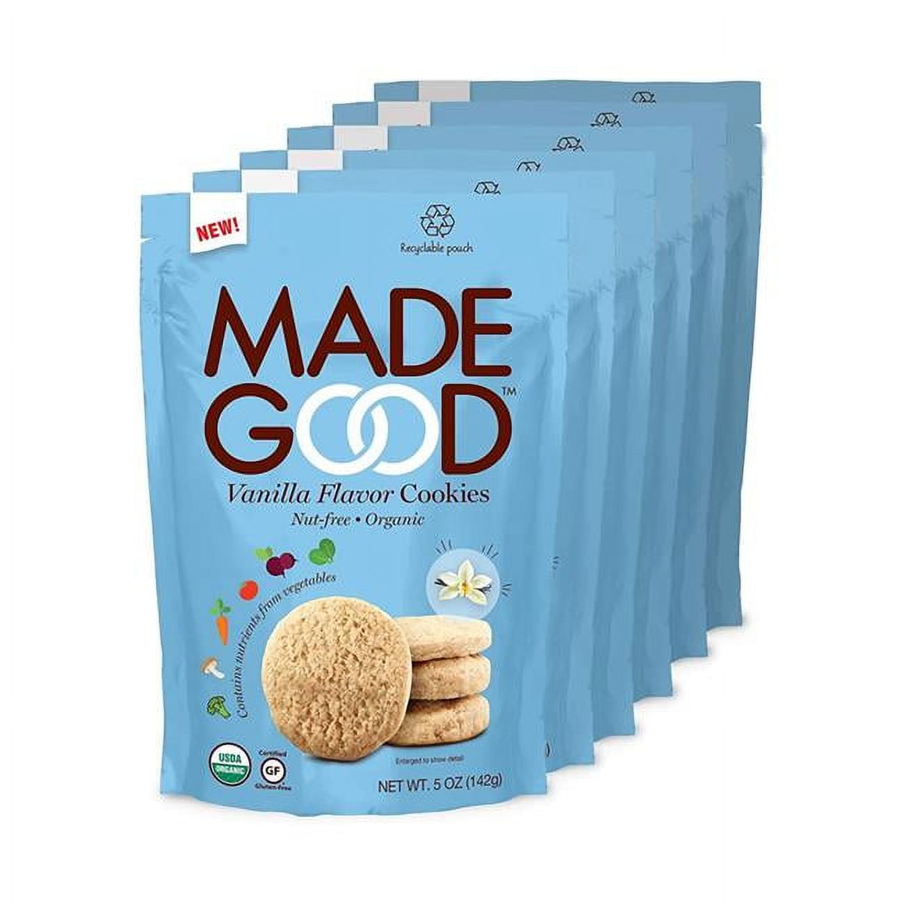 (Price/Case)Made Good - Cookies Vanilla - Case of 6-5 OZ - Walmart.com