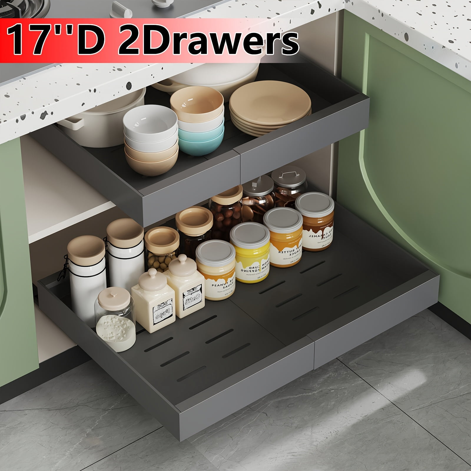 Made from Heavy-Duty Rustproof Carbon Steel, Featuring Slide-Out ...