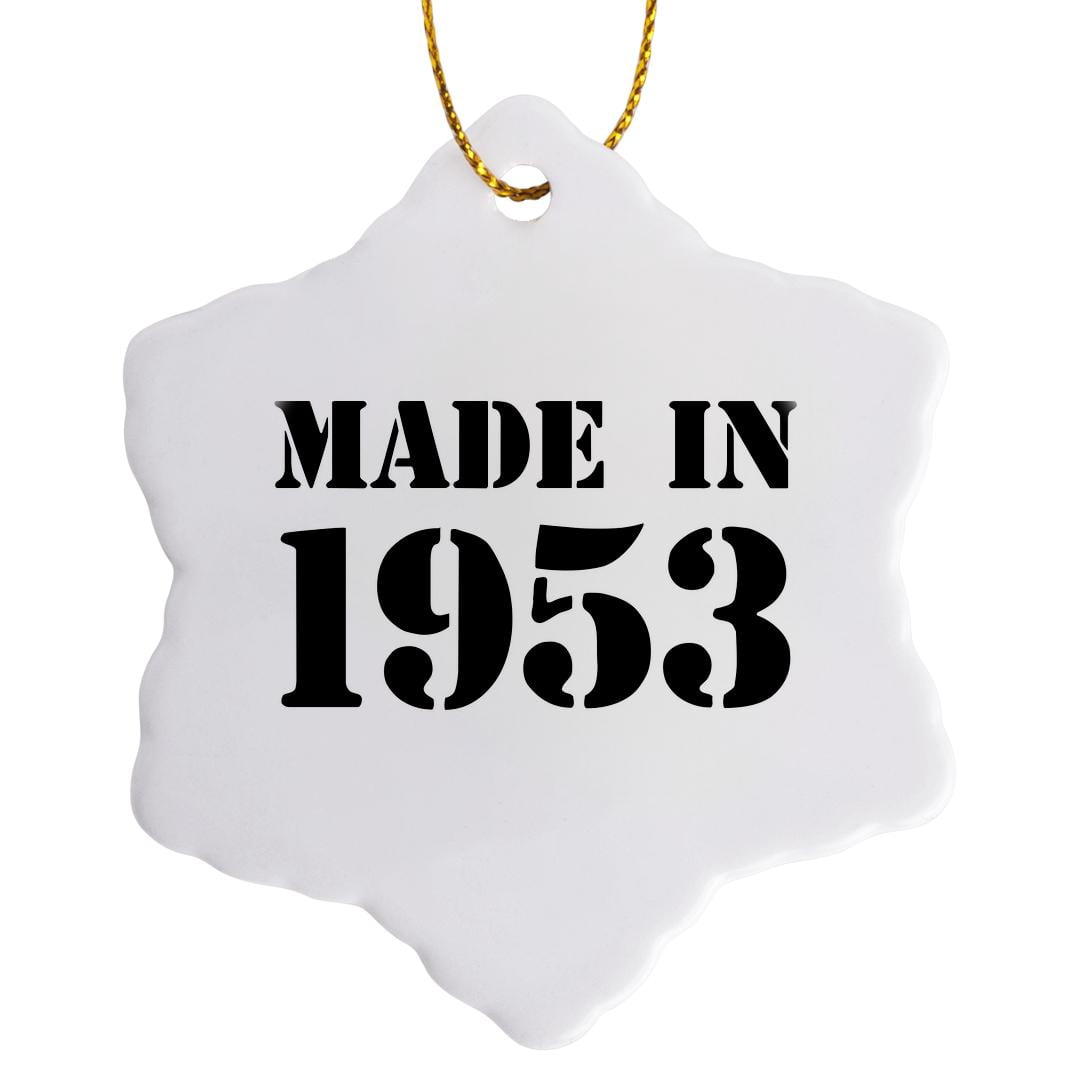 3drose, Made in 1953 - Funny Birthday Birth Year Text - Fun Black Bday ...