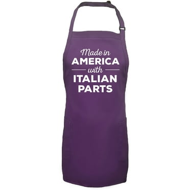 Design Imports Black Buffalo Check Chef Kitchen Apron, 28"x32", 100% ...