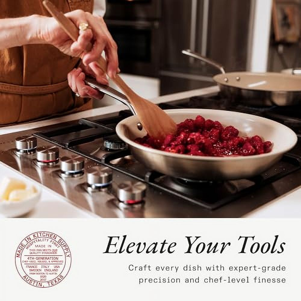 Made In Cookware - 12" Nonstick Ceramic Frying Pan - 5 Ply Stainless ...