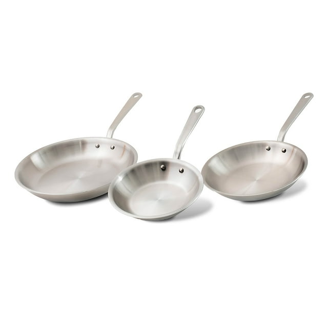 Made In Cookware - 3-Piece (Includes 8",10",12") Stainless Frying Pan ...