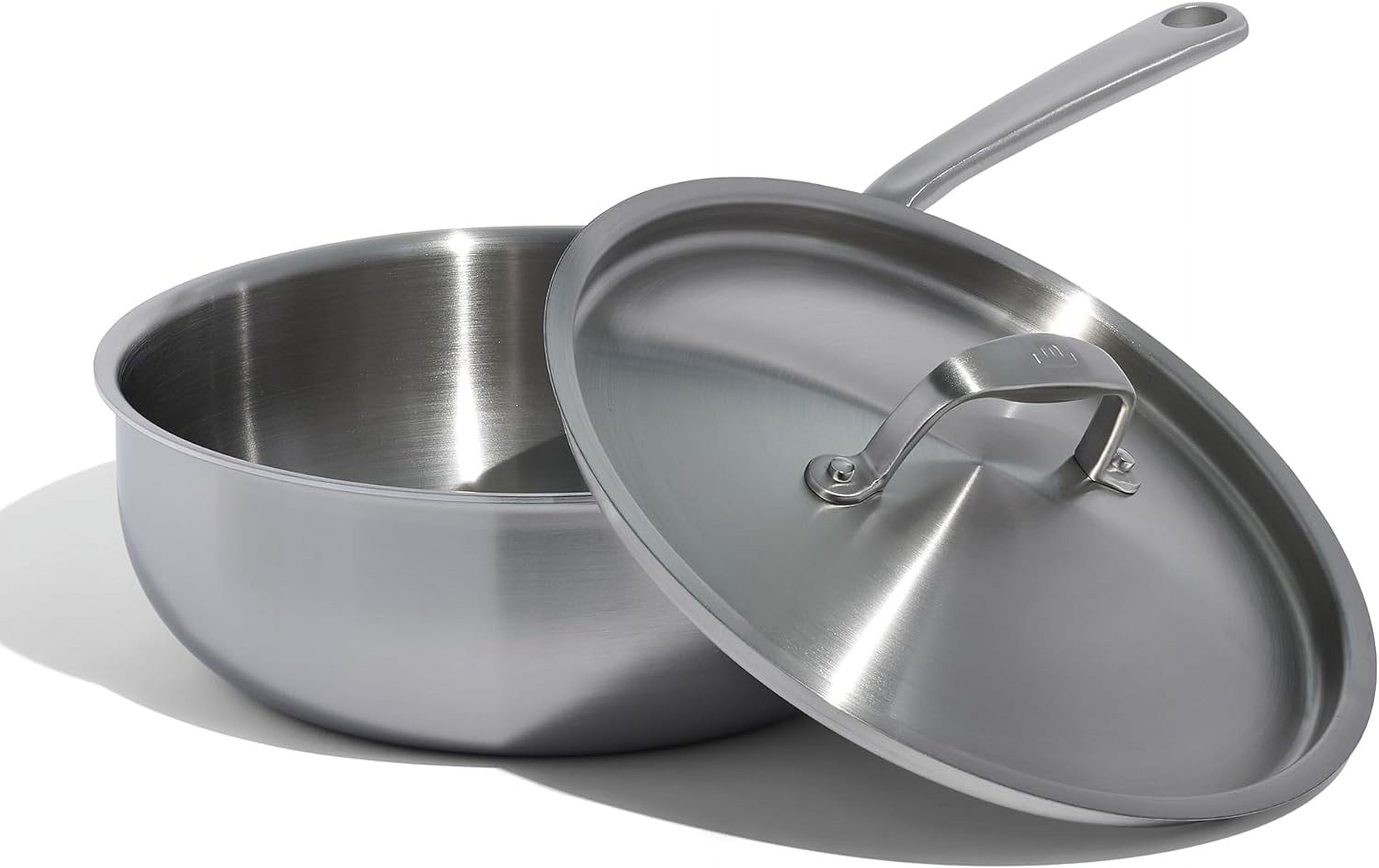 Made In Cookware - 3 Quart Stainless Steel Saucier Pan - 5 Ply ...