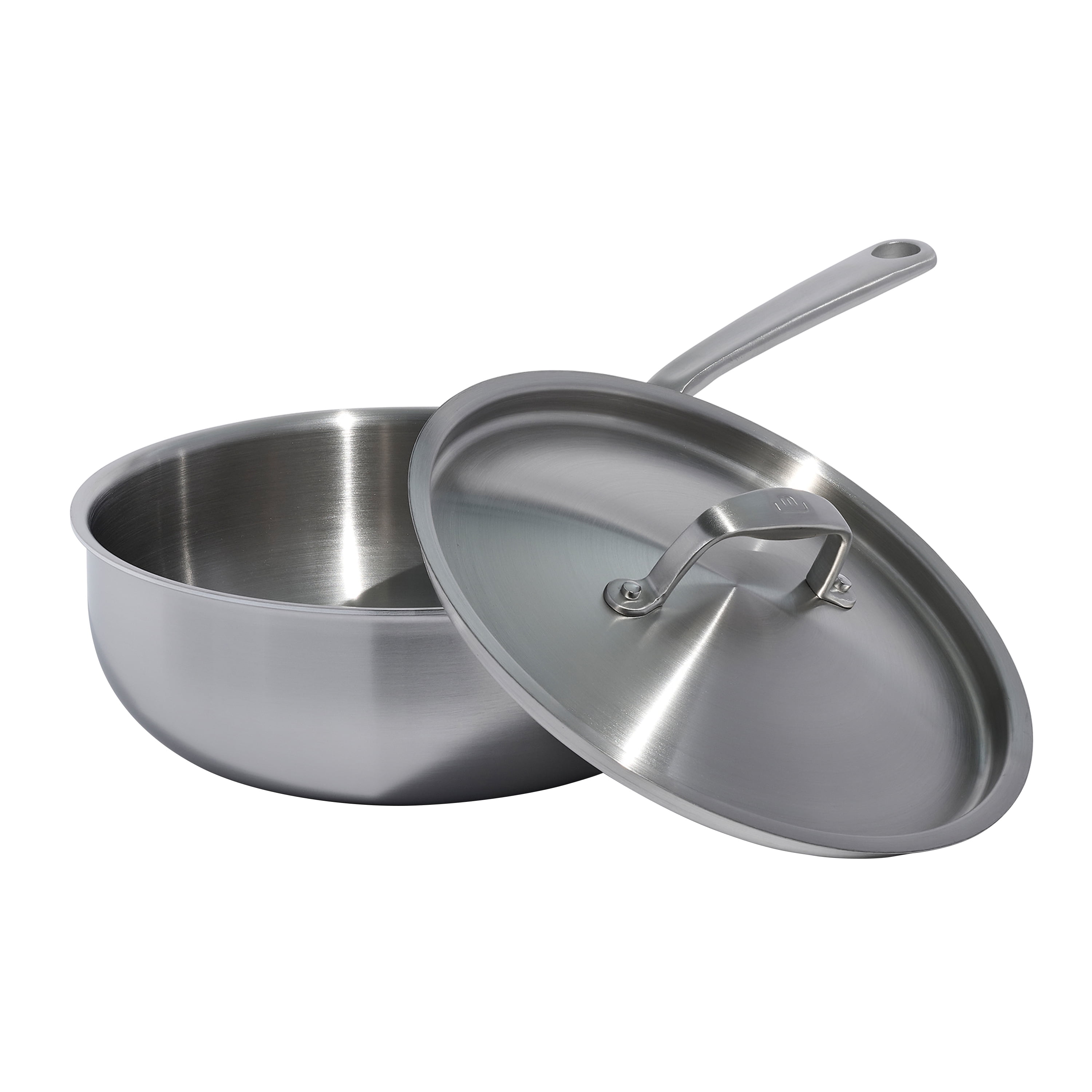 Made In Cookware - 3 Quart Premium Metal Saucier Pan, Stainless Steel ...