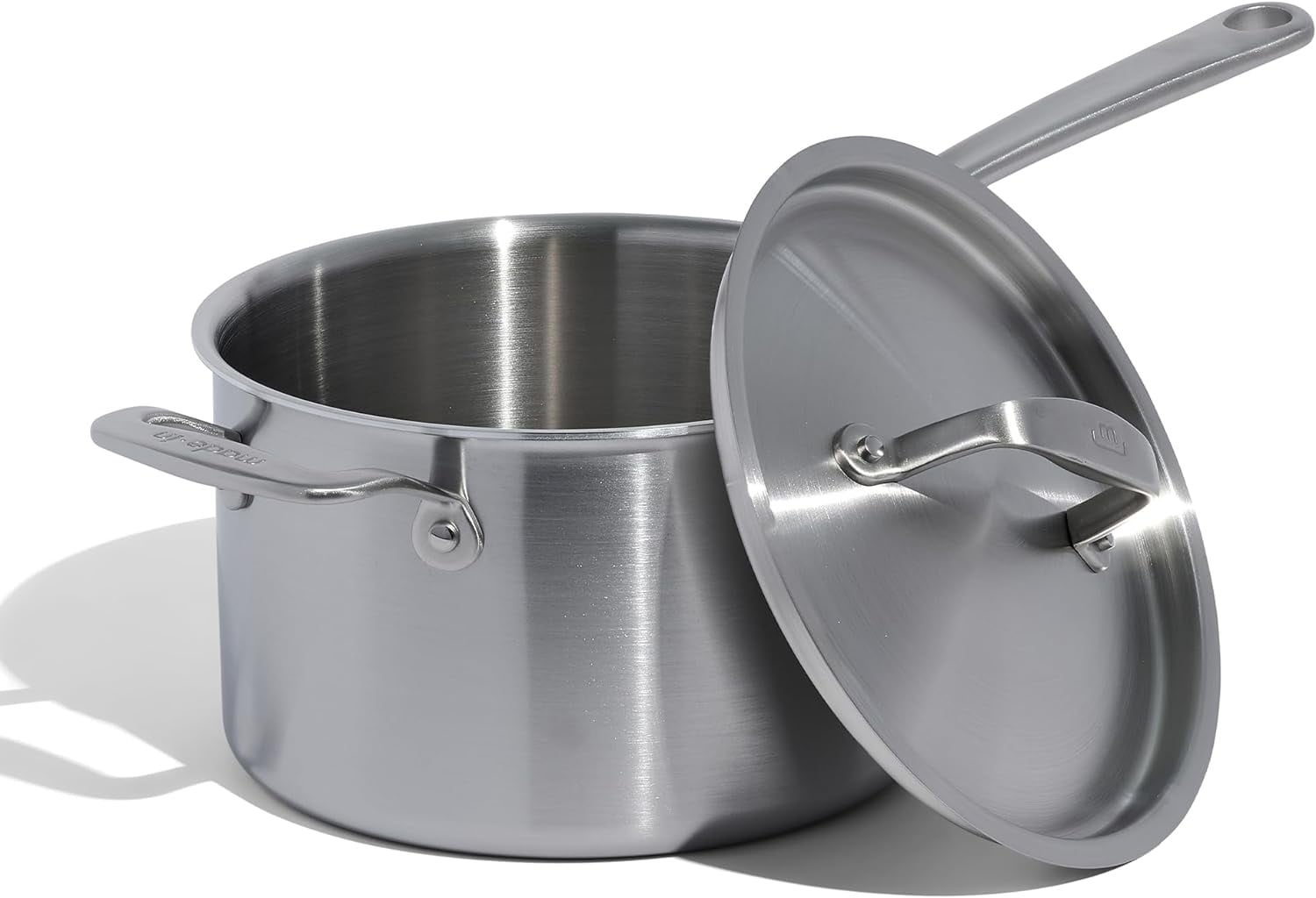 Made In Cookware - 4 Quart Stainless Steel Saucepan with Lid - 5 Ply ...