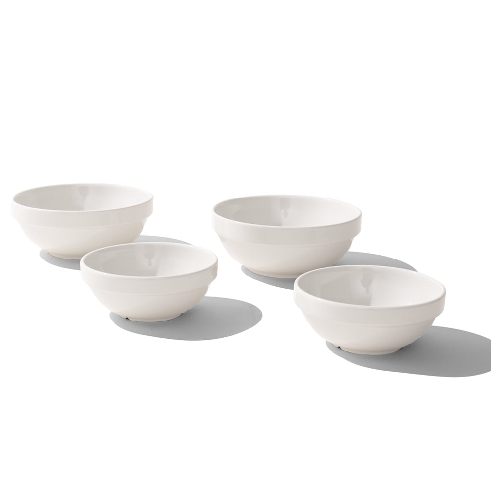 Made In Cookware - Mise en Place Bowls - 2 Sizes - Set of 4 (White ...