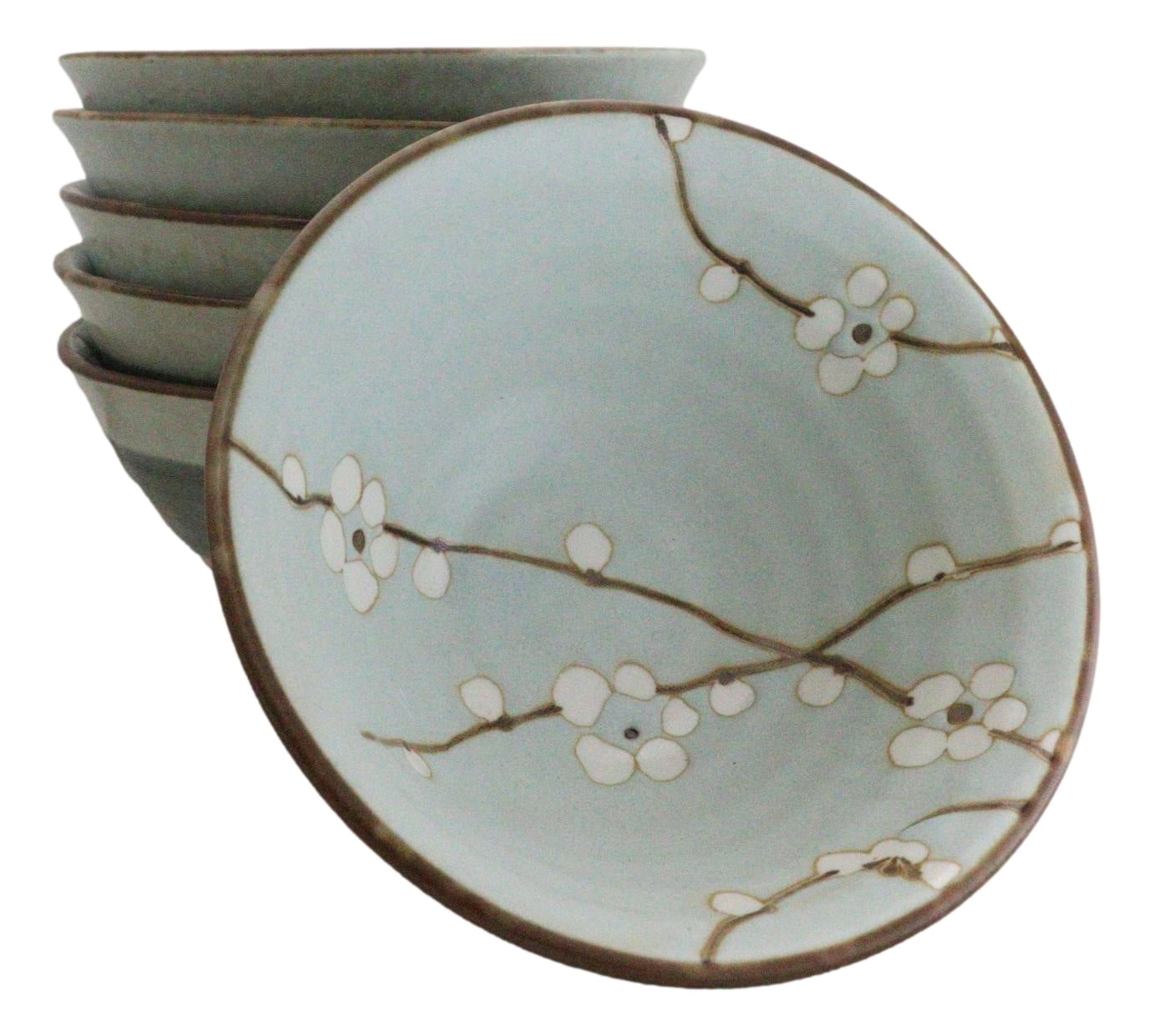 Made In Japan Ceramic Soushun Sakura Cherry Blossoms Rice Soup Bowls ...