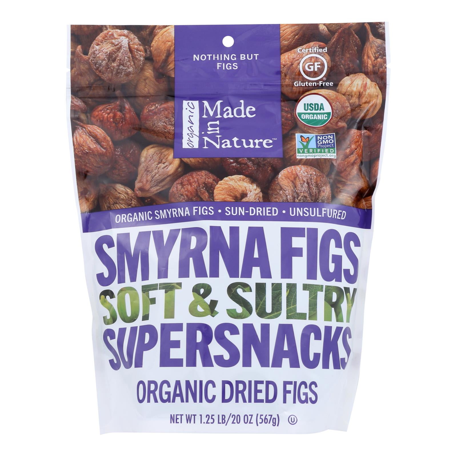 Made In Nature - Smyrna Figs Dried - Case Of 6-16 Oz - Walmart.com
