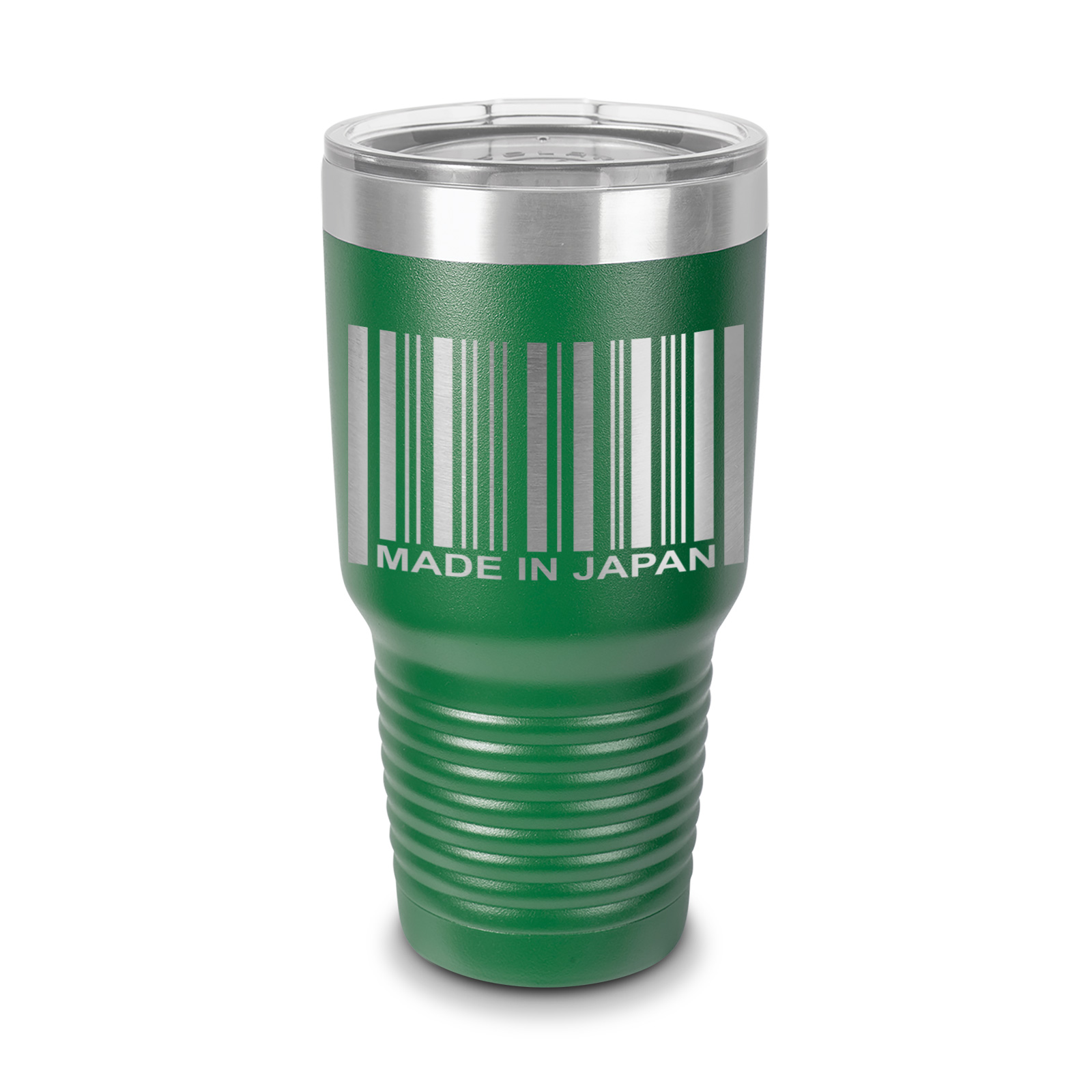 Made in Japan Barcode Tumbler 30 oz - Laser Engraved w/ Clear Lid ...
