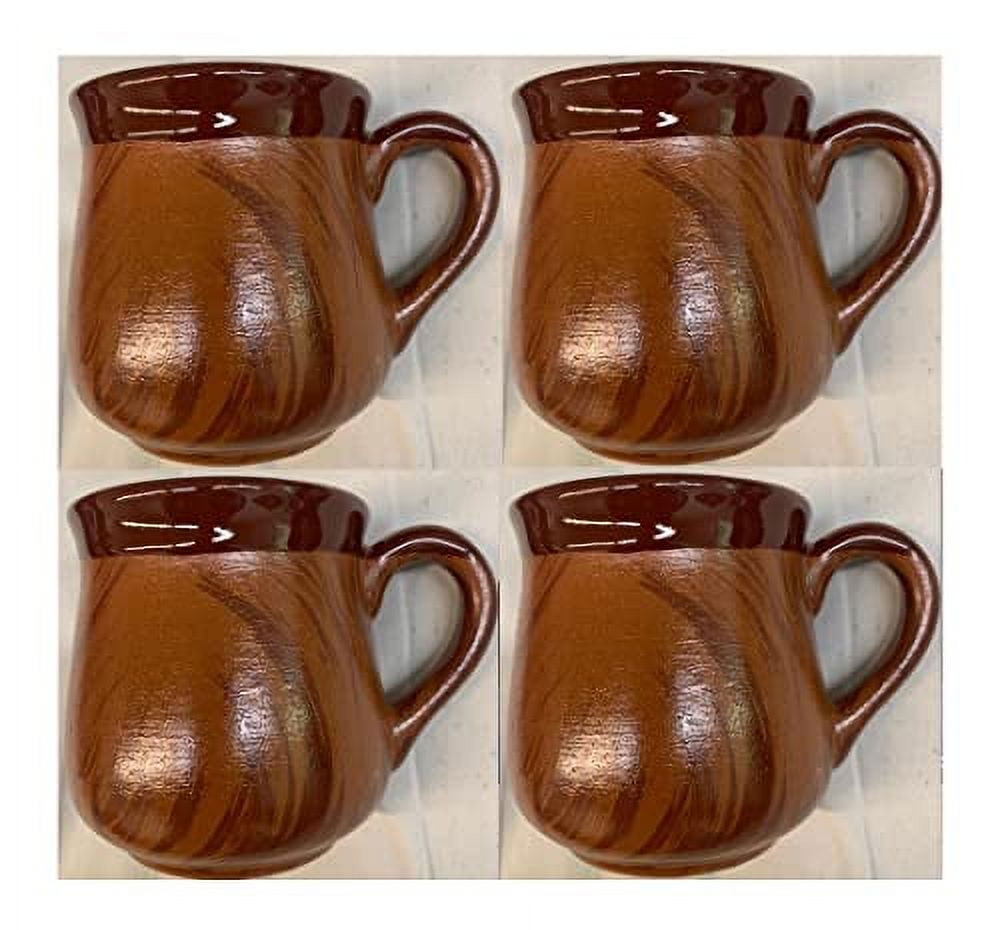 Made in Mexico Authentic Jarro Espanola Mexican Clay Mugs Cups With ...