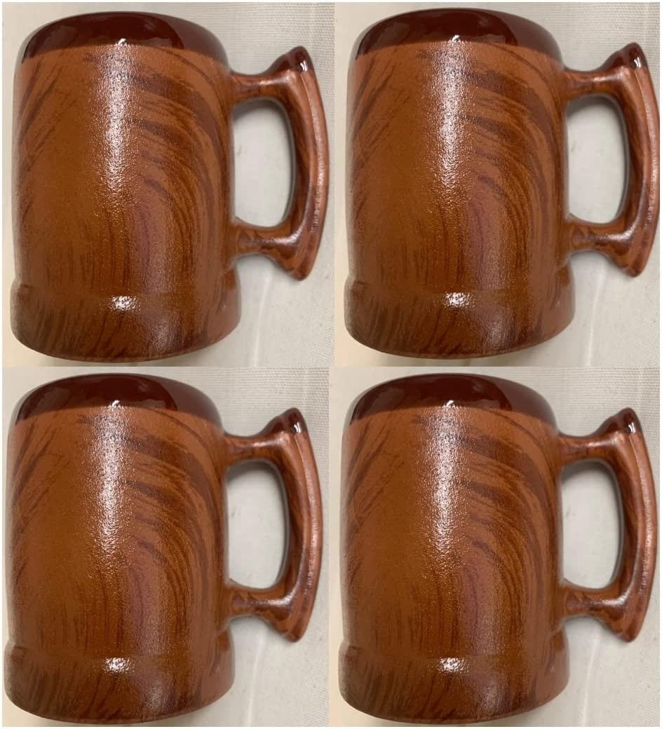 Made in Mexico Authentic Jarro Tarrito Mexican Clay Mugs Cups With ...