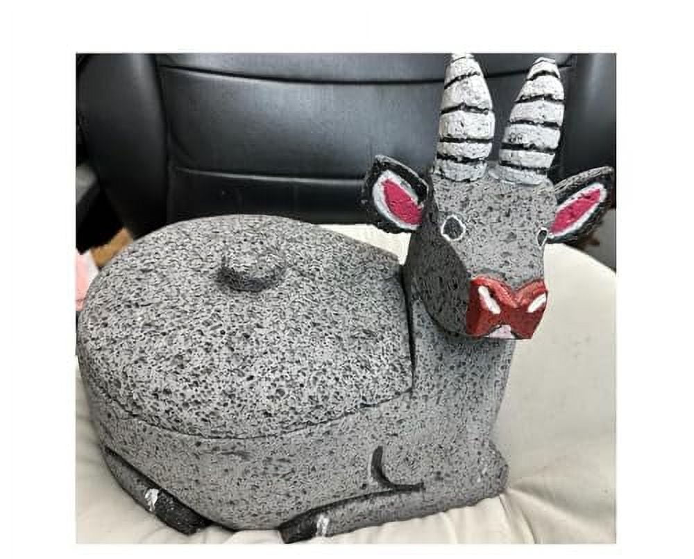 Mortar and Pestle Hand Carved Billy Goat Chivo, 6 Inch - Walmart.com