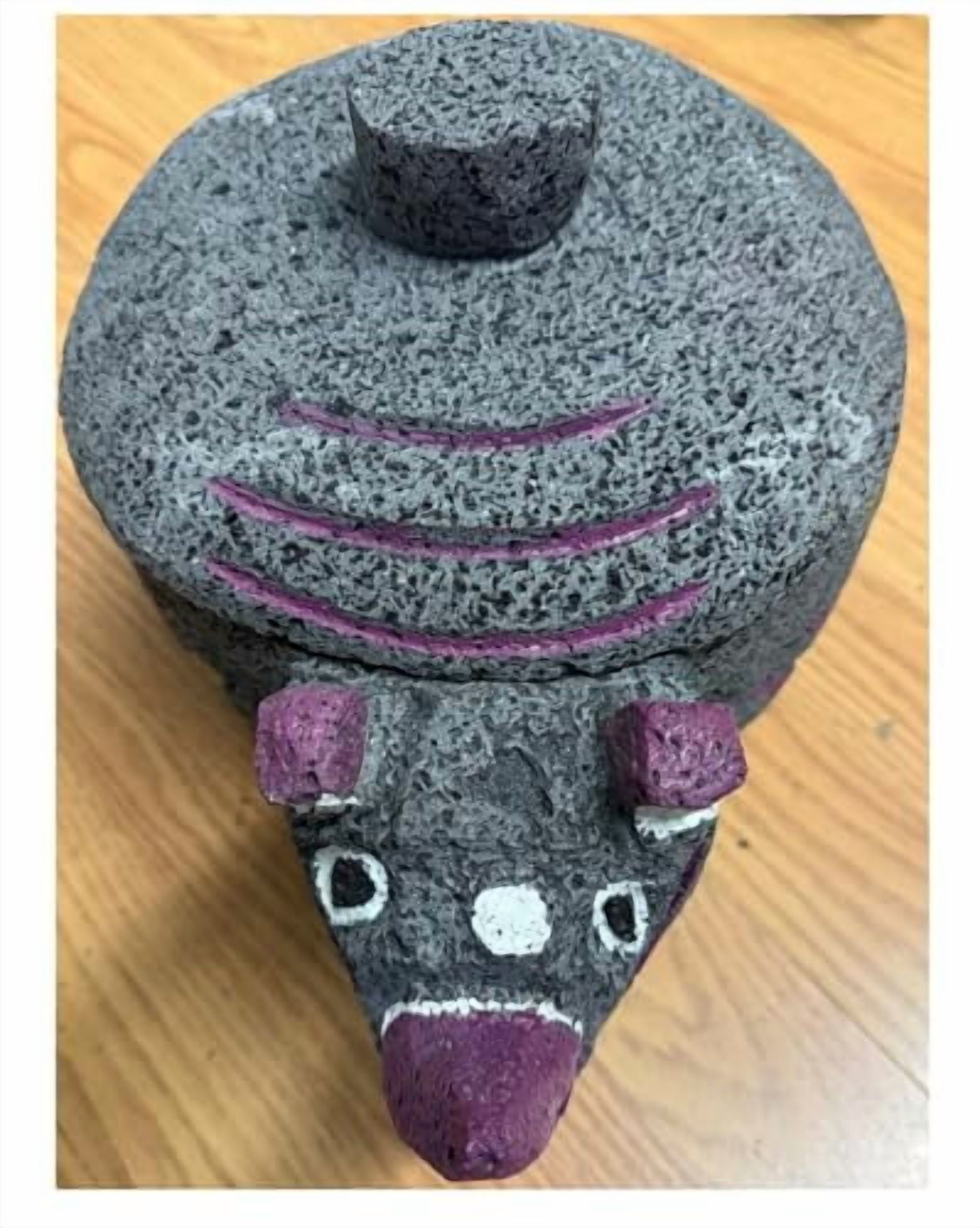 Made in Mexico Beautifully Hand Carved Painted Guacamole Maker ...