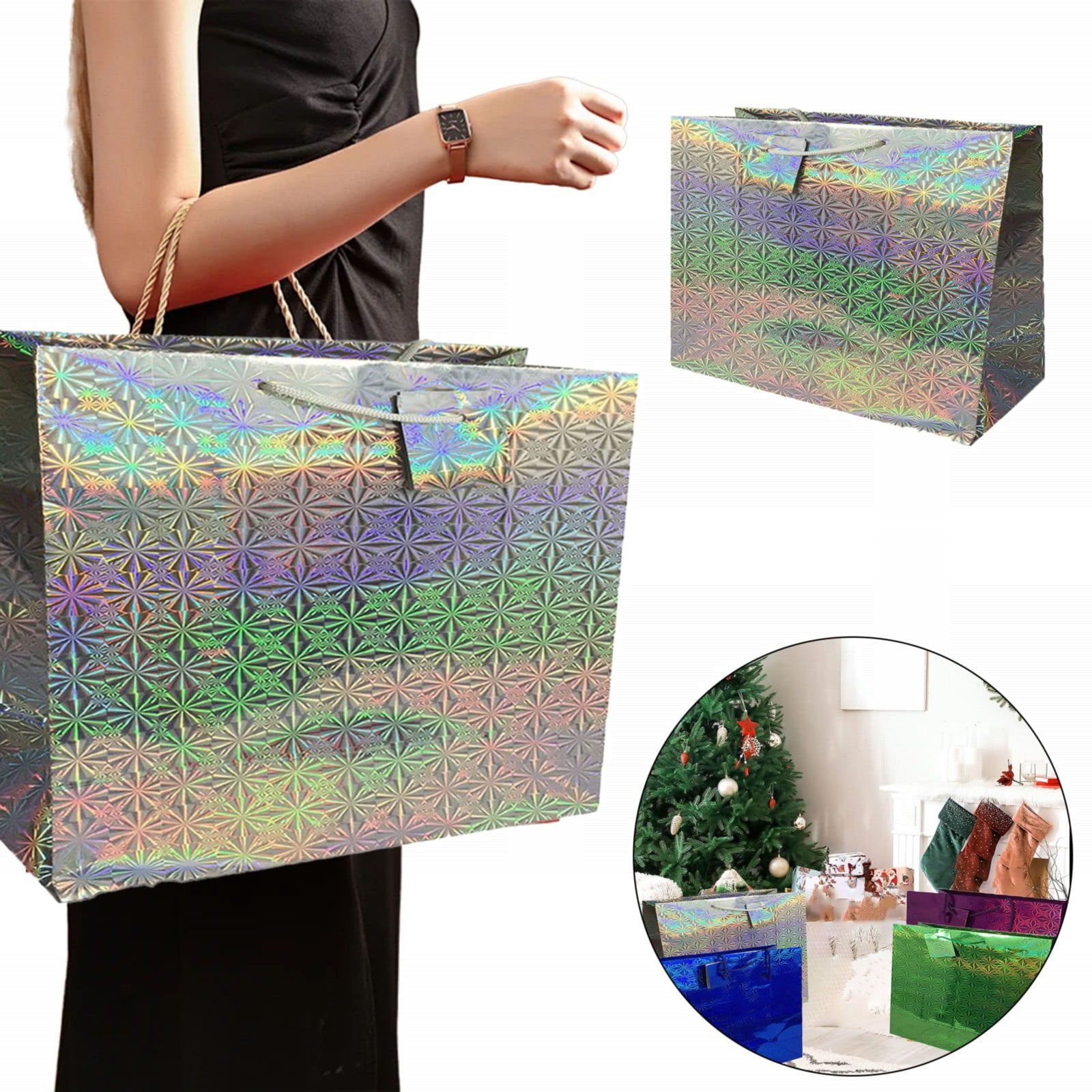 Horizontal Super Wide Gift These Everyday Pattern Gift Bags Come Handy for All Occasions Stock ...