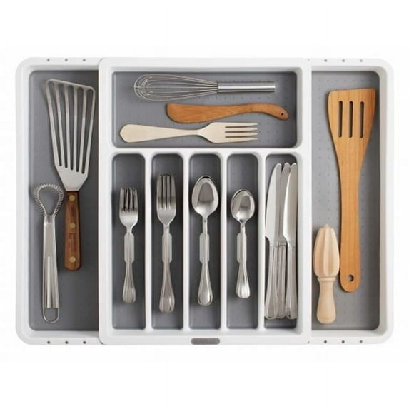 Made Smart Housewares Expandable Silverware Tray 29308 - Walmart.com