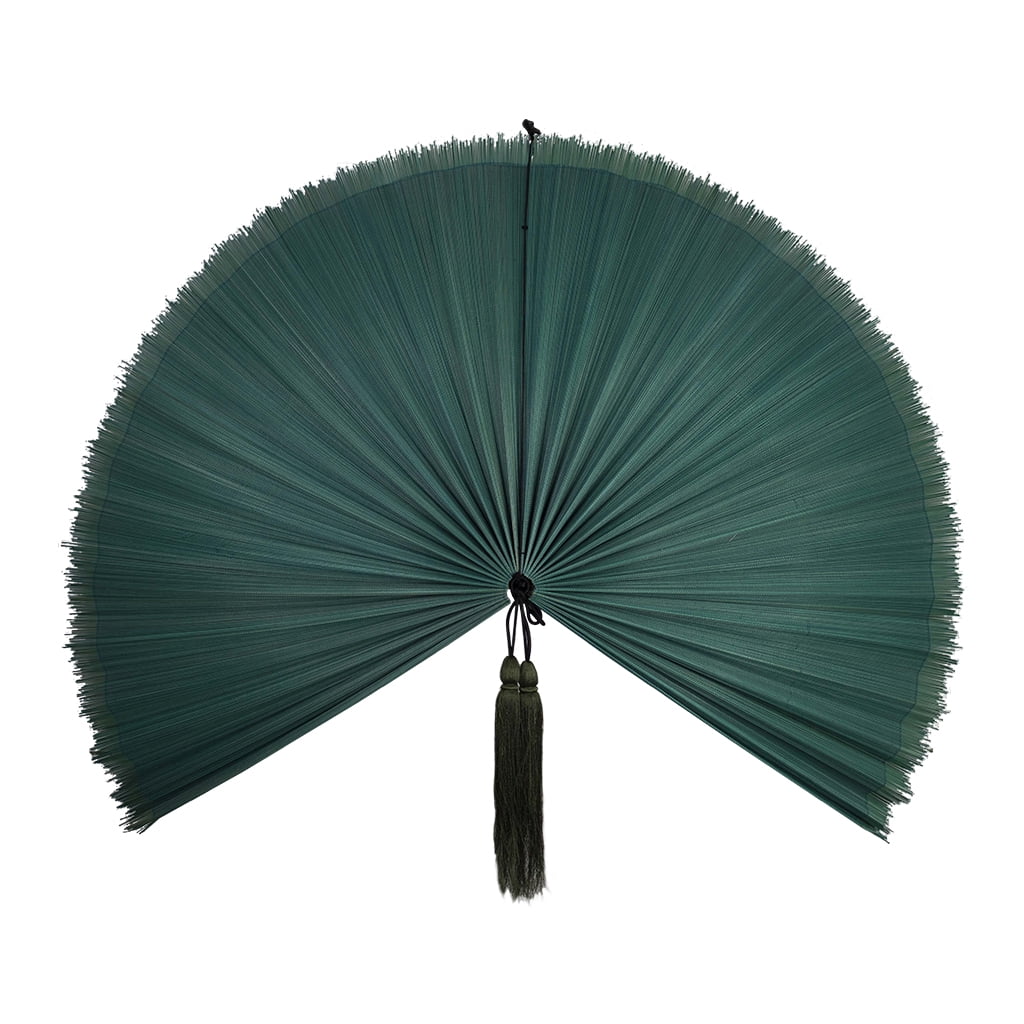 Made Terra Extra Large Bamboo Fan Wall Decor | Rustic Wall Hanging Boho ...