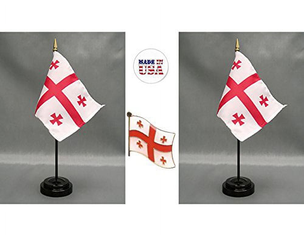 Made in The USA. 2 Georgia Republic Rayon 4"x6" Miniature Office Desk ...