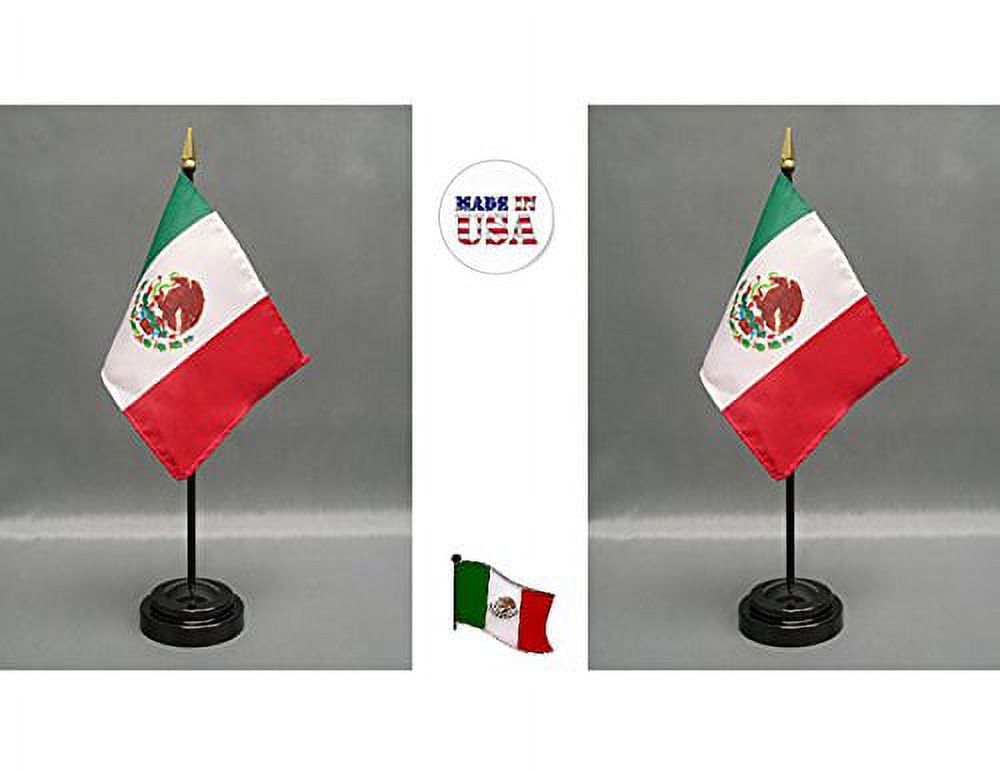 Made in The USA. 2 Mexico Rayon 4"x6" Miniature Office Desk & Little ...