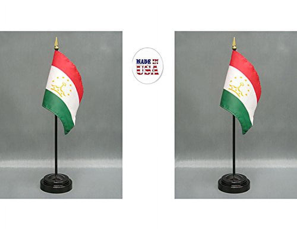 Made in The USA. 2 Tajikistan Rayon 4"x6" Miniature Office Desk ...