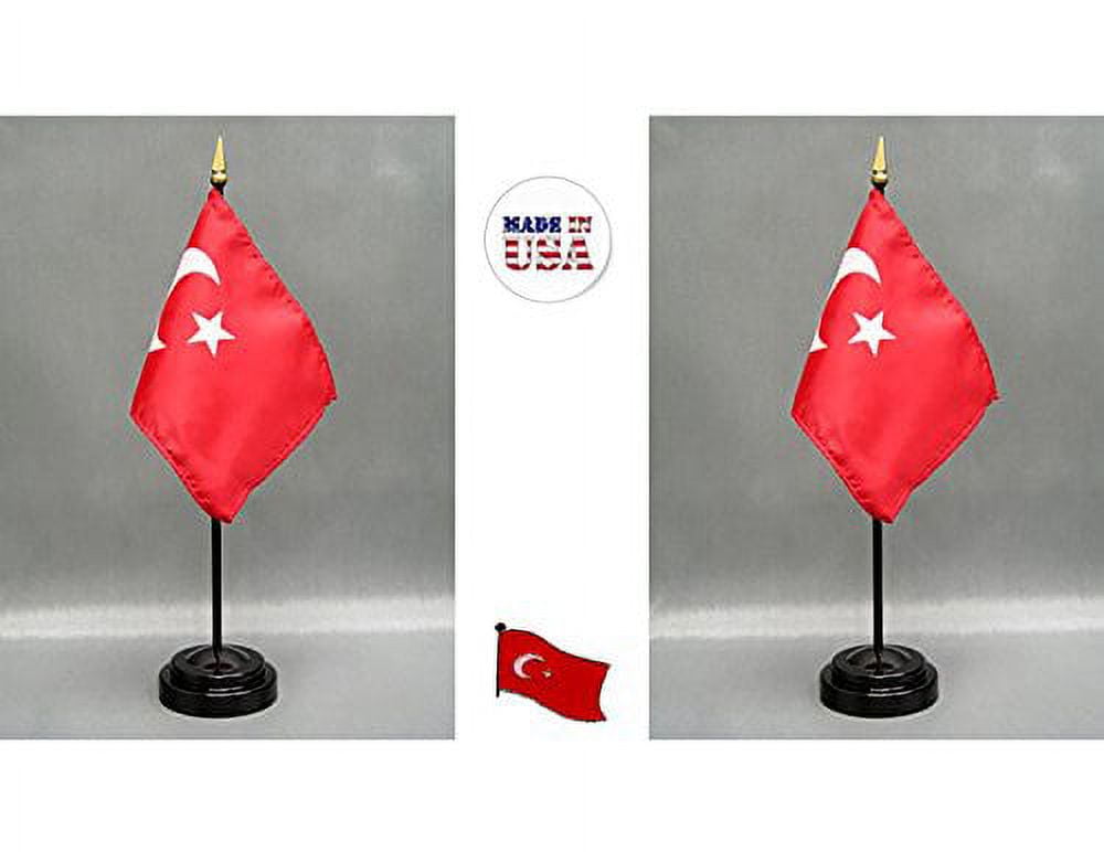 Made in The USA. 2 Turkey 4"x6" Miniature Office Desk & Little Hand ...