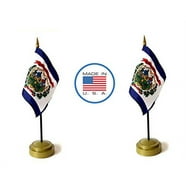 Made in The USA. 1 American and 1 Indiana 4"x6" Miniature Desk & Table ...