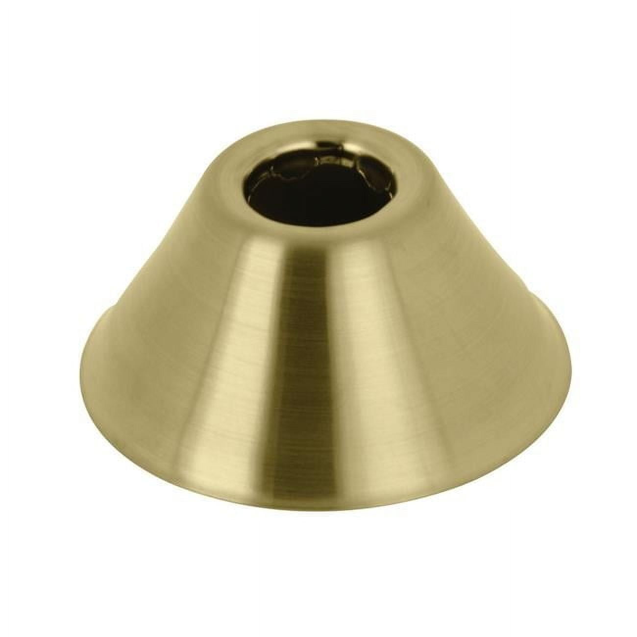 Made To Match 0.68 in. OD Compression Bell Flange, Brushed Brass ...
