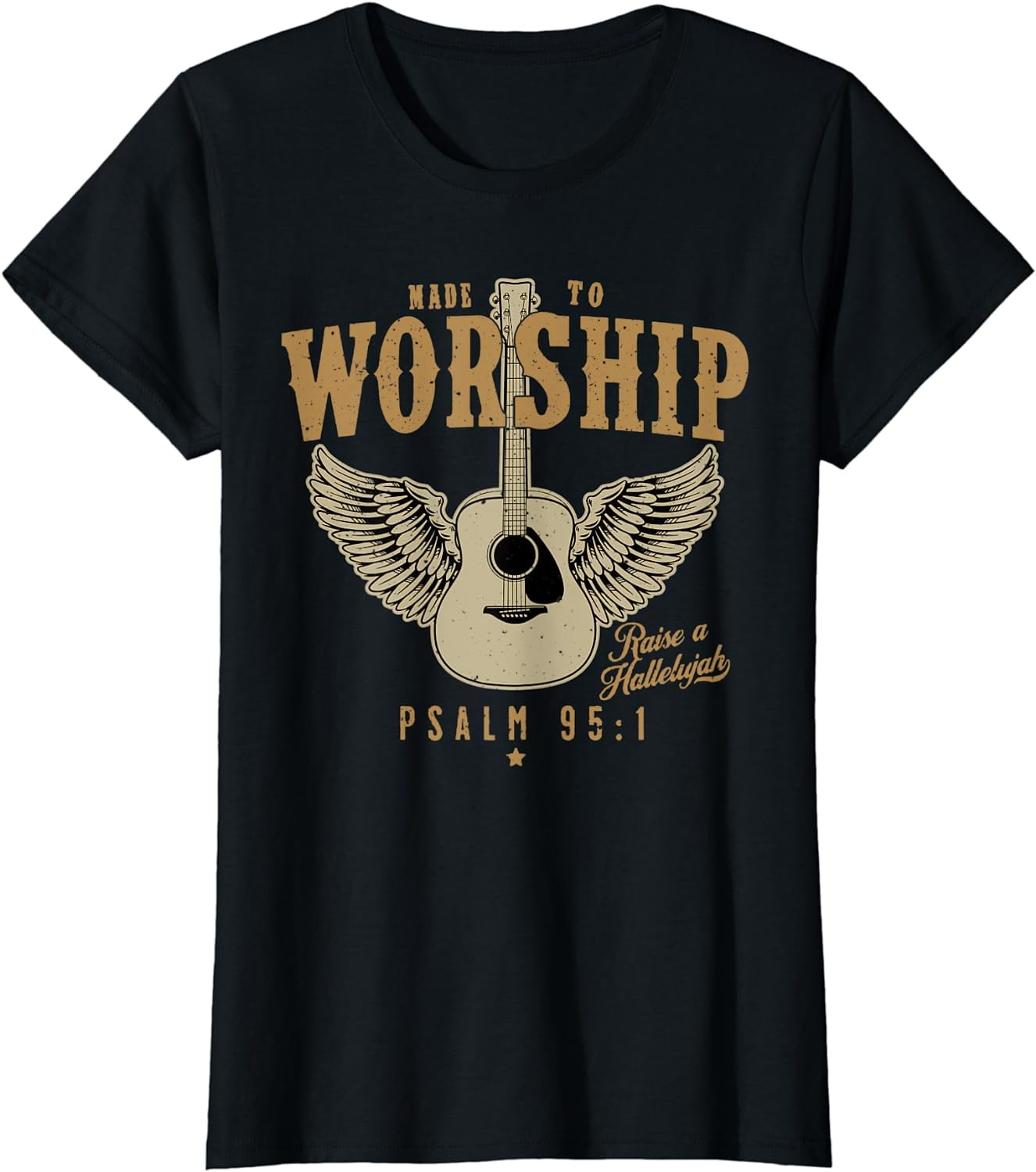 Made To Worship Psalm 95 Faith, Christian Bible Verse T-Shirt - Walmart.com