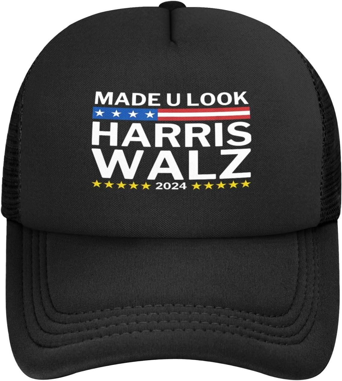 Made U Look Harris Waltz 2024 Mesh Hat You Look Kamala Harris Tim Walz ...