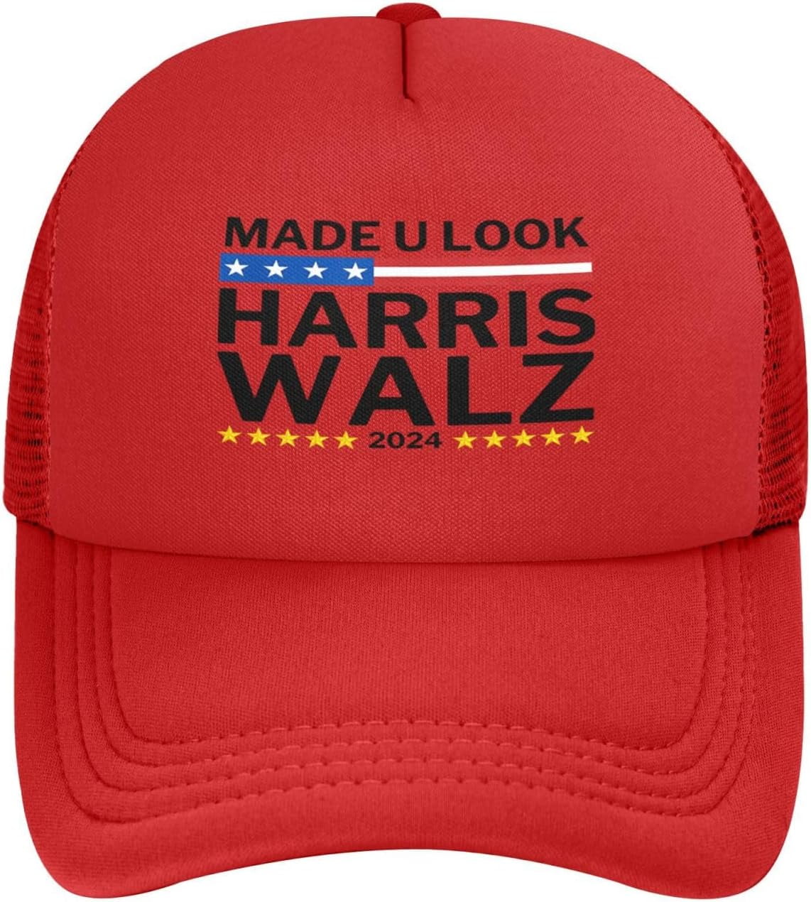 Made U Look Harris Waltz 2024 Mesh Hat You Look Kamala Harris Tim Walz ...