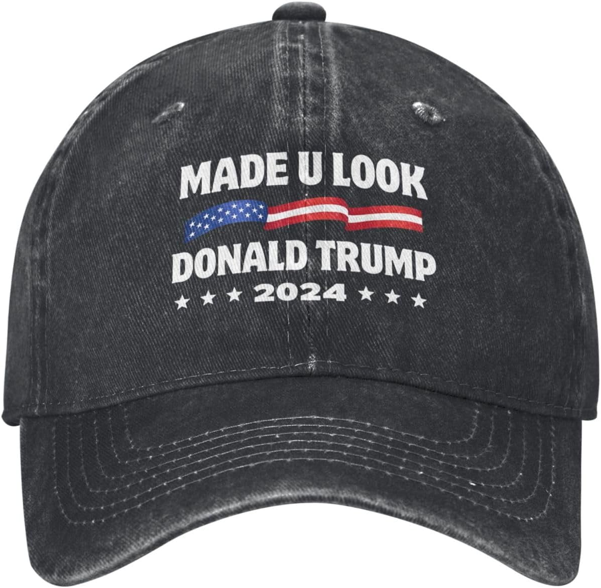 Made U Look Vote Donald Trump Red Hat 2024 Pro-Trump Vance Denim ...