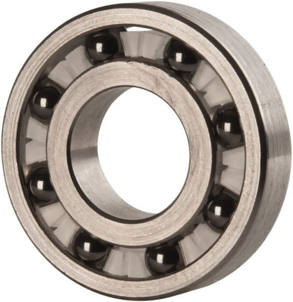 Made in USA 1/2" Bore Diam, 1-1/8" OD, Open Precision Ground Radial ...